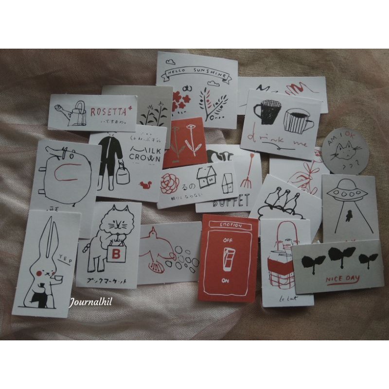 Jual sticker Deco aesthetic Korean style bullet journal | Shopee Indonesia