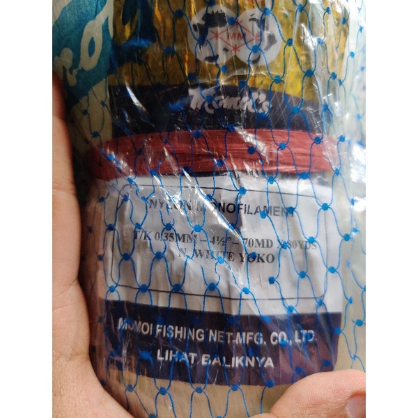 Jual Jaring Senar 035 4 1/2 inch 70x80yard YOKO - Cap MOMOI (TRIPLE ...