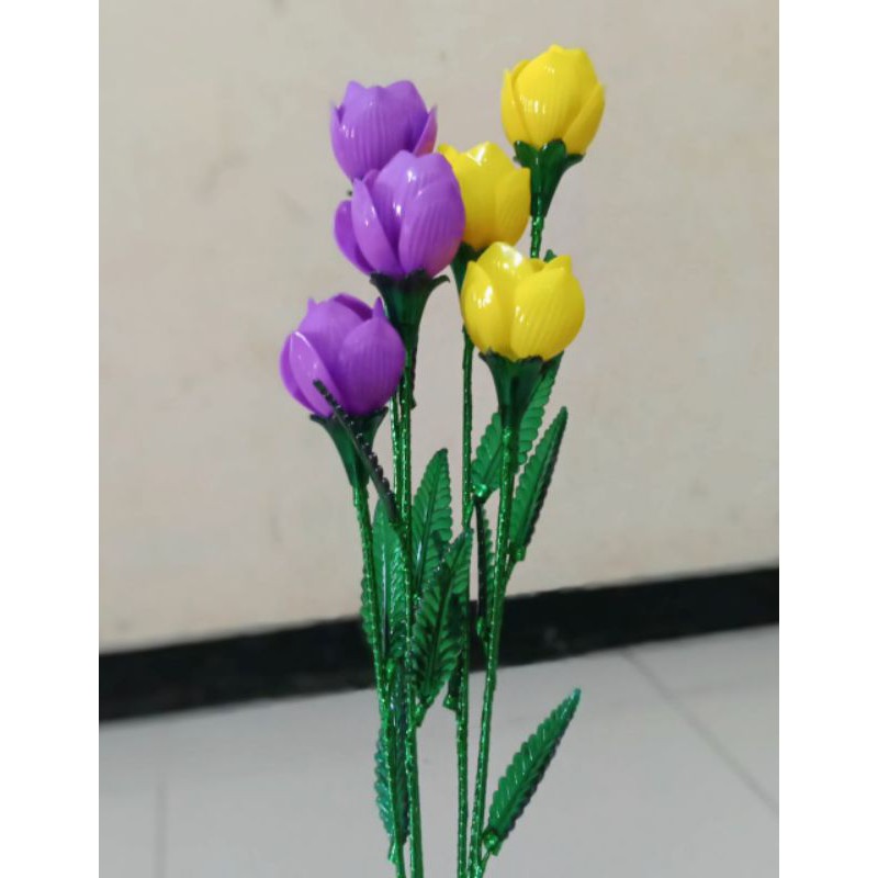Jual Pertangkai bunga tulip/ Bunga akrilik / Bunga artificial ...