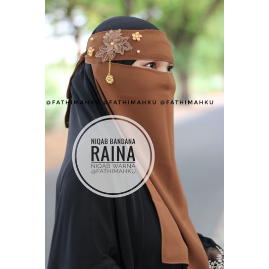 Jual Niqab Bandana Raina/Cadar Warna Terlengkap/Niqab Motif Terbaru By Fathimahku | Shopee Indonesia