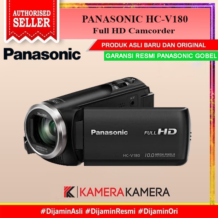 Jual Camcorder Panasonic HC-V180 V180 Handycam Vlog Murah Terbaik ...