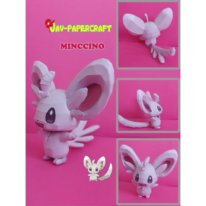 Jual Pokemon minccino Papercraft | Shopee Indonesia