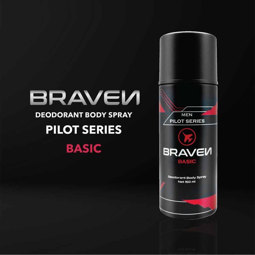 Jual Braven Pilot Men Deodorant Body Spray 150ml - Deodoran Pria ...