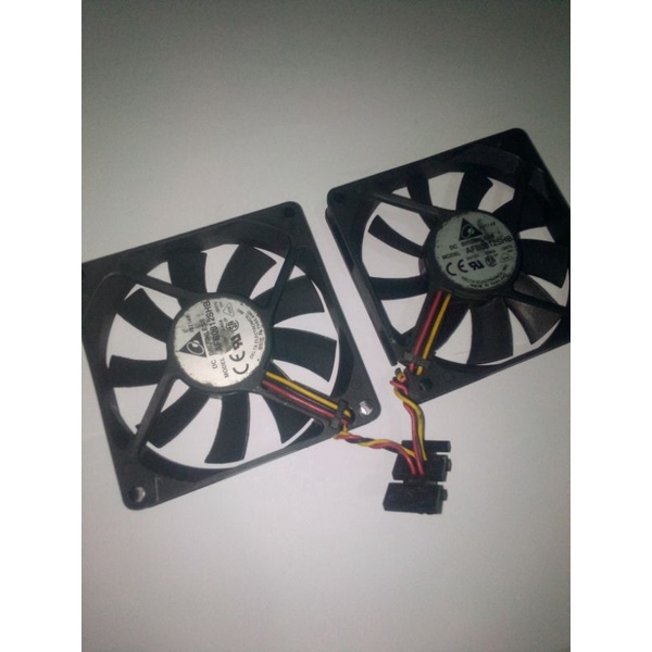 Jual DOUBLE KIPAS BEARING FAN SERVER 8CM ORIGINAL DELTA AFB0812SHB 12V ...