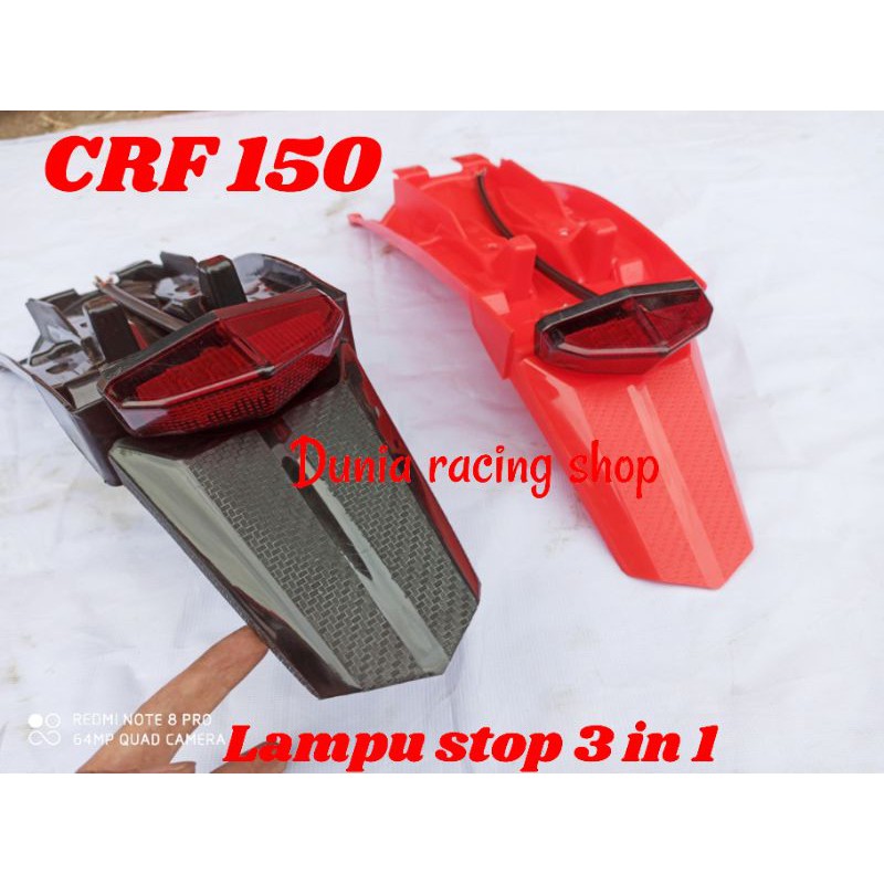 Jual Spakbor Belakang CRF 150 3IN1 Stoplamp Lampu Stop LED 3in1 CRF 150 | Shopee Indonesia