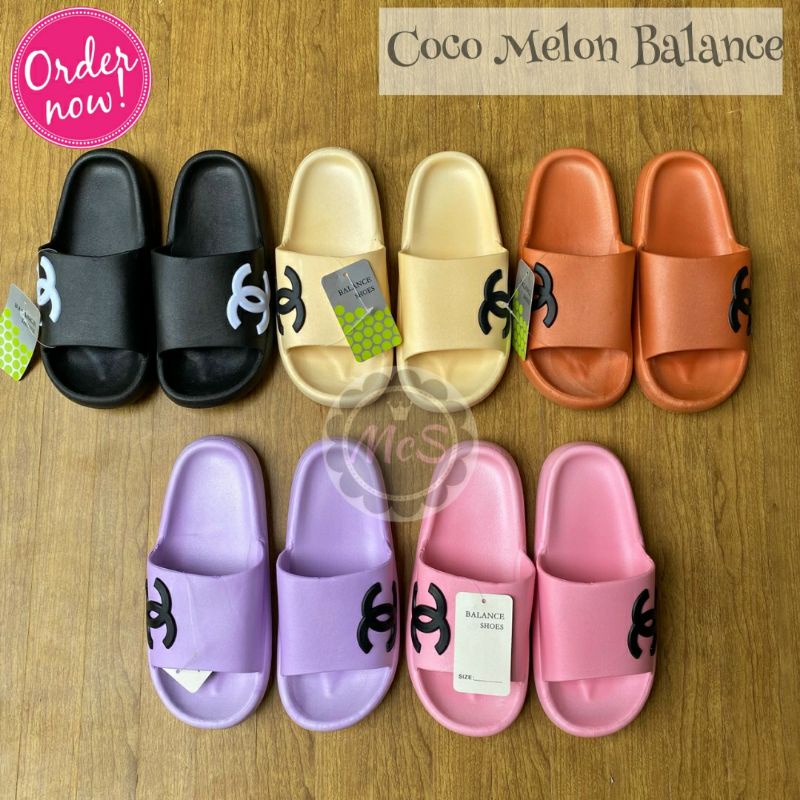 Jual COCO MELON Sandal viral jelly lembut merk Balance | Shopee Indonesia