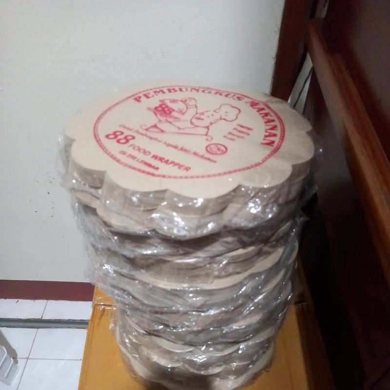 Jual Kertas Pembungkus Makanan (Kertas Tatakan Piring Rotan/Lidi ...