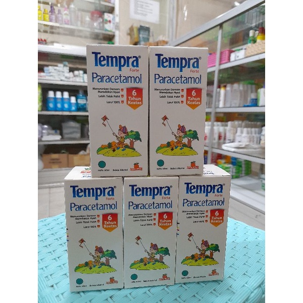 Jual TEMPRA Forte sirup 60ml(rasa jeruk) | Shopee Indonesia