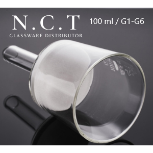 Jual Transparent Glass Buchner Funnel / Corong Buchner Kaca 100 ml / G1 ...