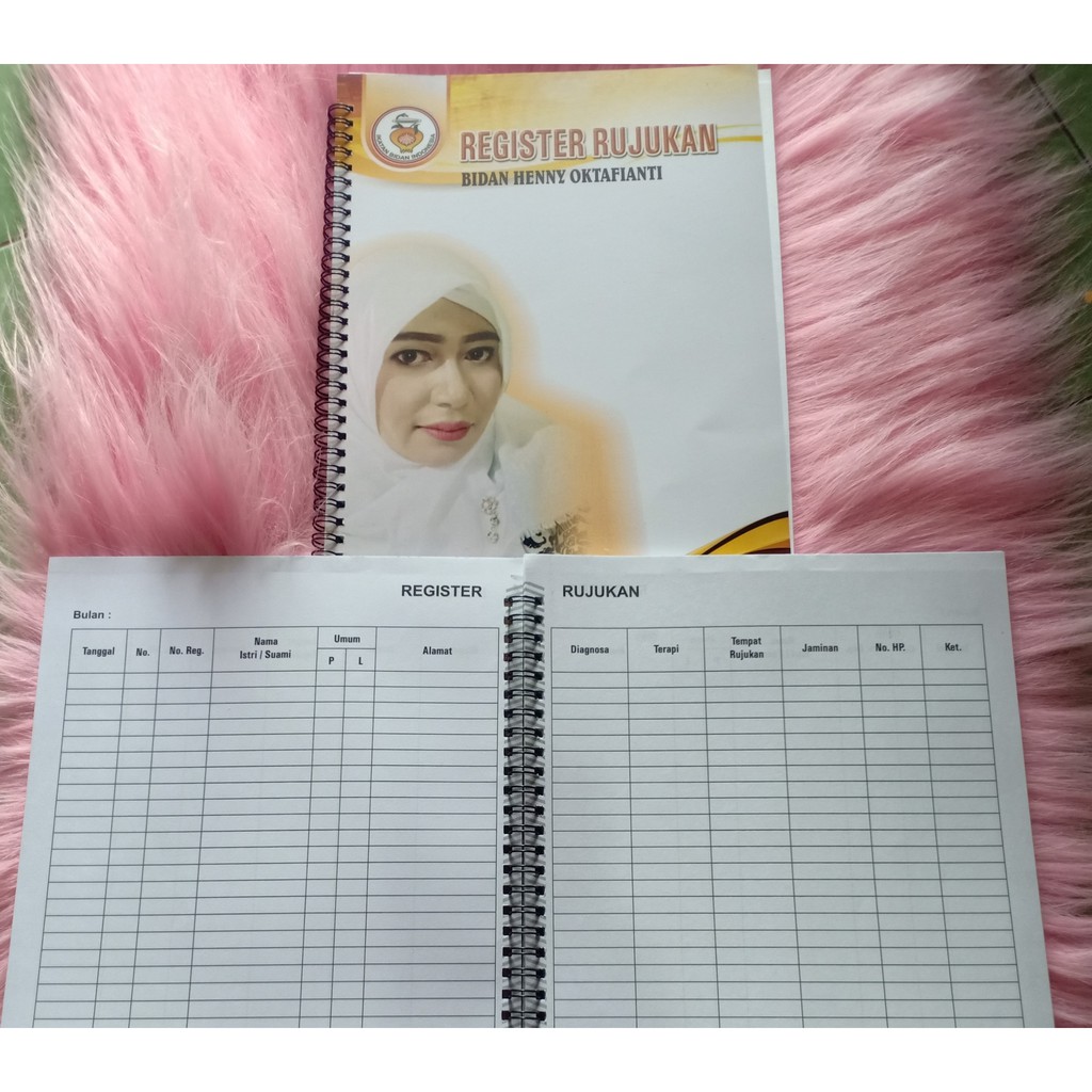 Jual BUKU REGISTER RUJUKAN COVER EKLUSIF SPIRAL | Shopee Indonesia