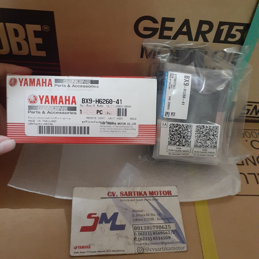 Jual Remote Control Unit Assy All New Aerox Connected / BX9-H6260-42 ...