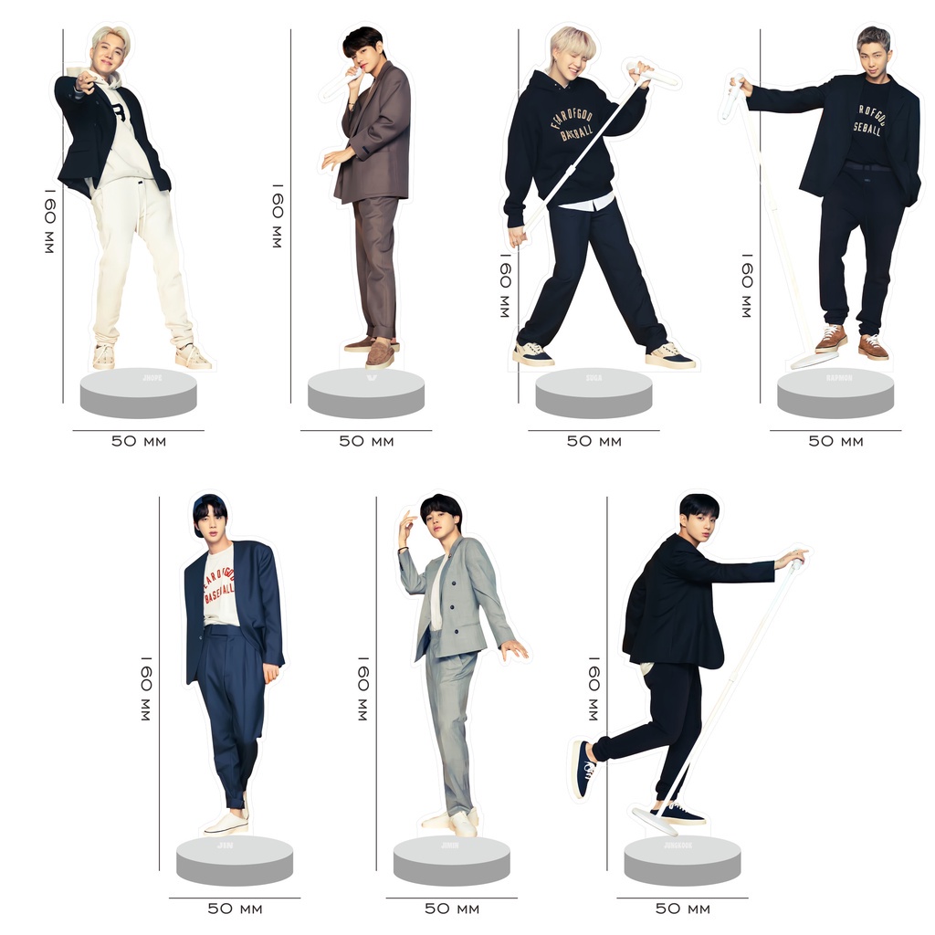 Jual Stand Figure Akrilik BTS Permission to dance standee Acrylic PTD ...