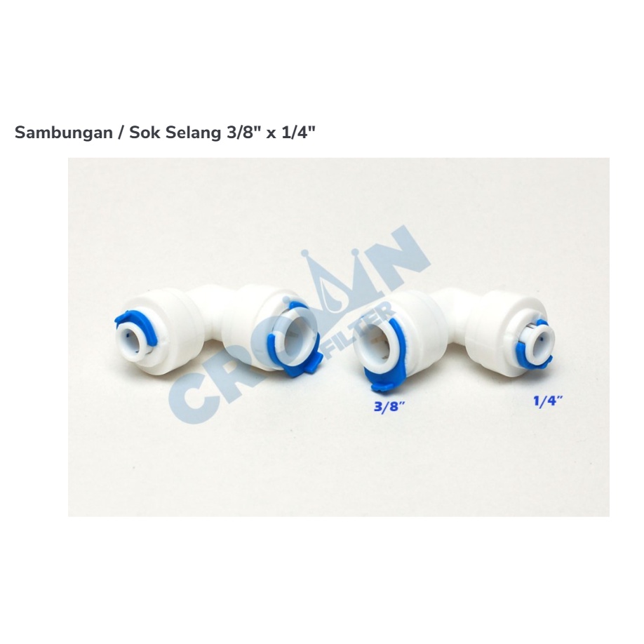 Jual Sambungan / Sok Selang ELBOW 3/8" x 1/4" | Shopee Indonesia