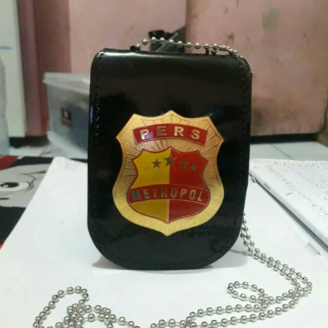 Jual Name Tag Holder/Kalung Lencana Id Card Pers Metropol [Dopet Glossy ...