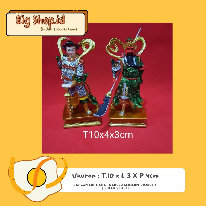 Jual Patung dewa wei toh + Kuan kong set T10 | Shopee Indonesia
