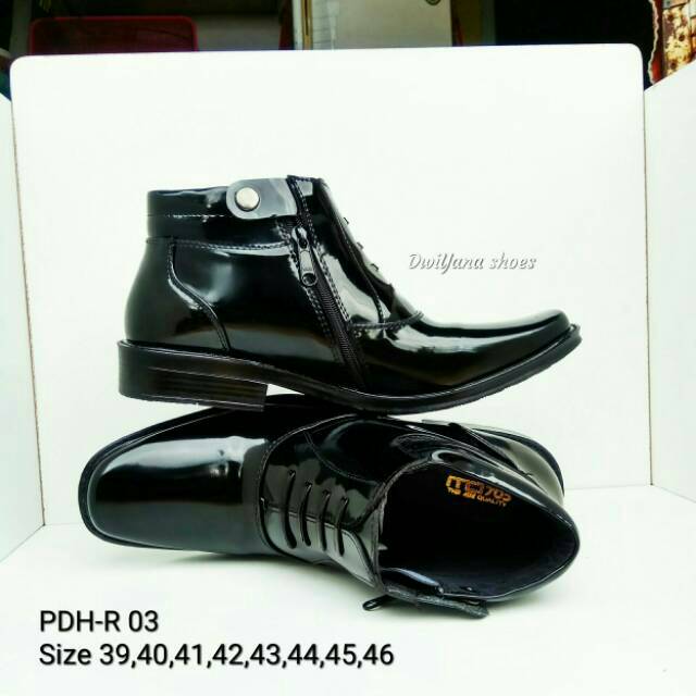 Jual SEPATU PDH TNI | POLRI | DISHUB | 39 40 41 42 43 44 45 46 Fantofel ...