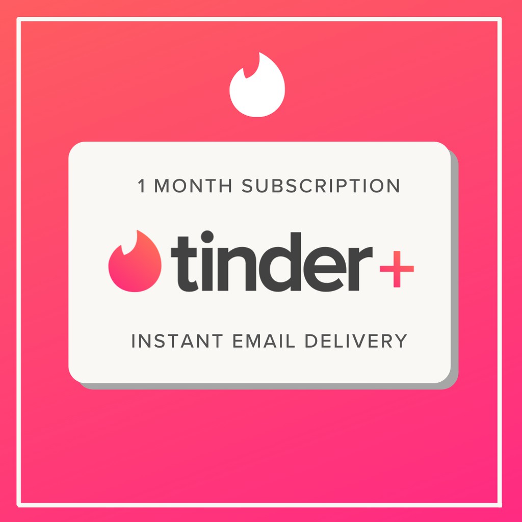 Jual Tinder Plus - 1 Month Subscription - INSTANT DELIVERY | Shopee ...