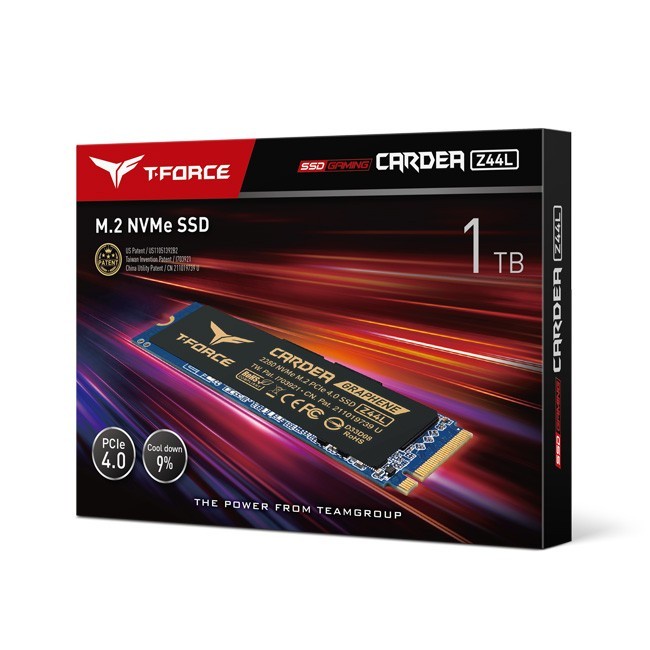Jual TEAMGROUP T-FORCE SSD M.2 2280 CARDEA Z44L PCIe Gen4x4 NVME 1TB ...