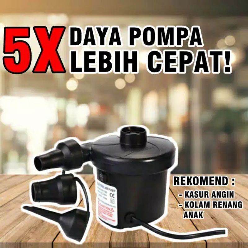 Jual TERMURAH! POMPA KOLAM RENANG ELEKTRIK (Kasur Angin Sofa Vacuum Swimming Pool Air Pump ...