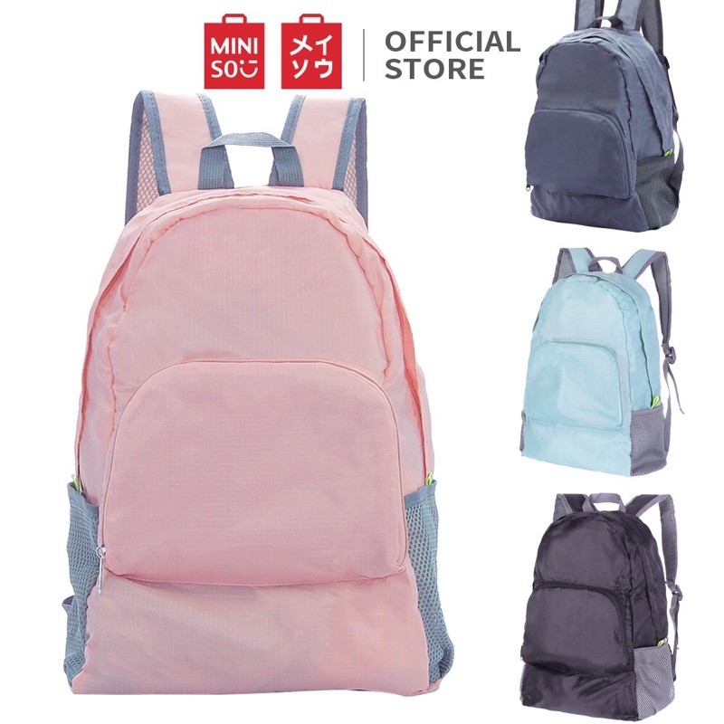 Jual MINISO foldable office backpack. uk 30x16x42cm . tas ransel miniso ...