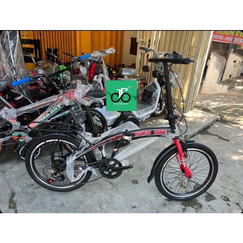 Jual Sepeda Lipat 20" Inter Bike (InterBike) 7speed | Shopee Indonesia