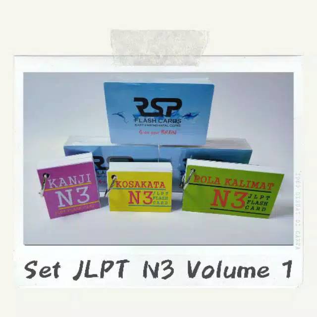 Jual Flashcard Praktis Kartu Set JLPT N3 Vol 1 - RSP FLASHCARDS | Shopee Indonesia
