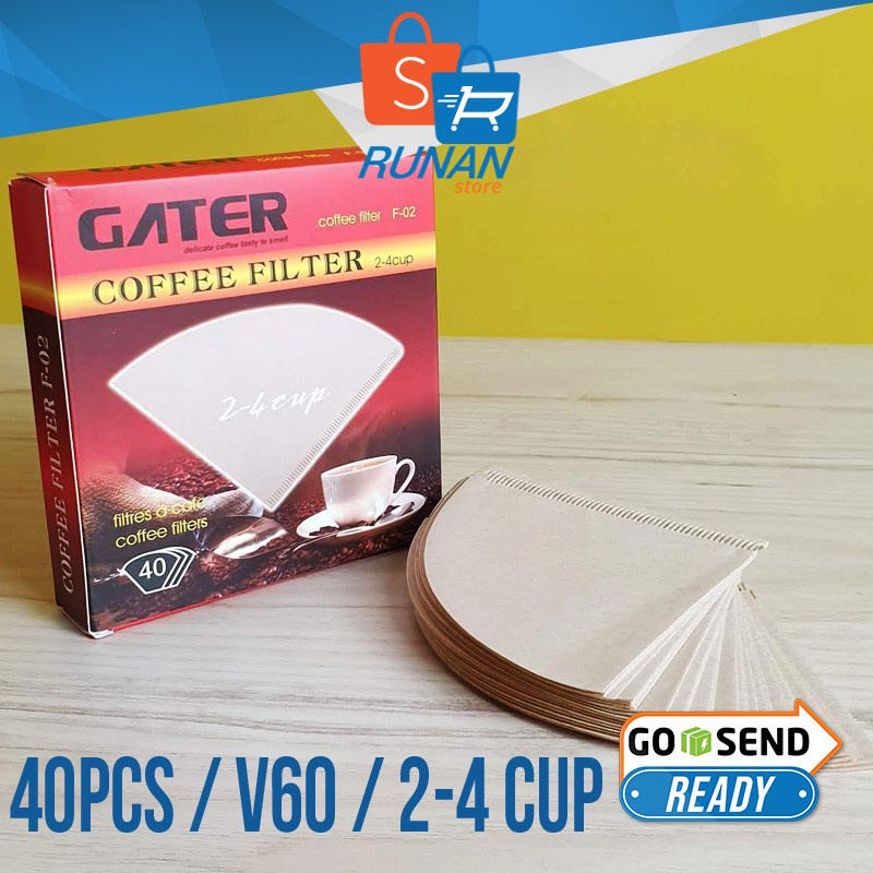 Jual Kertas Filter Kopi V60 Coffee Paper Filter 2-4 Cup - 02 Gater ...