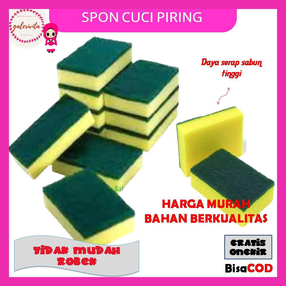Jual Spon Cuci Piring / Spon Busa Cuci Piring / Spons Busa / Busa Spons ...