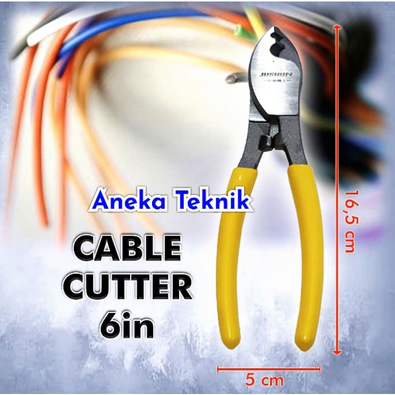 Jual Cable Cutter / Tang Potong / Alat Pemotong Kabel Kawat 6 INCH ...