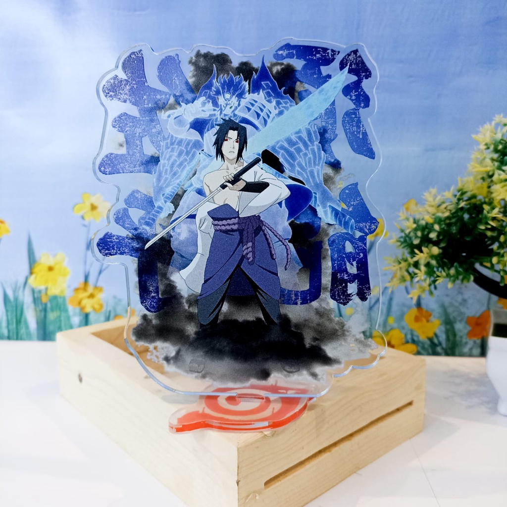 Jual Standee Akrilik Anime Naruto Akatsuki Sasuke Acrylic Dekorasi ...