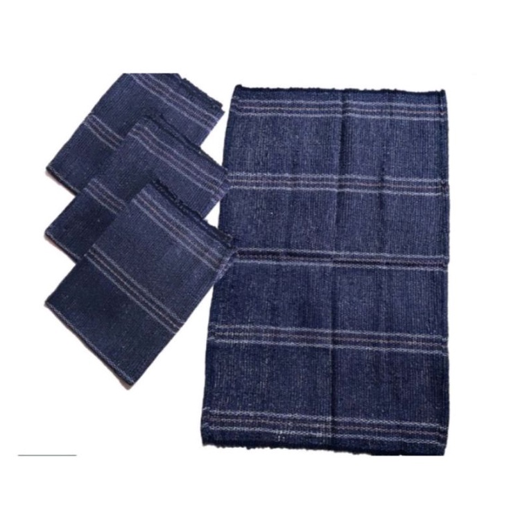 Jual LAP PEL BIRU TENUN PAHALA 40X60CM | Shopee Indonesia