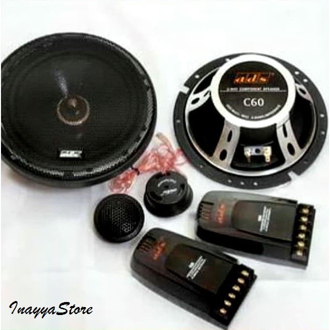 Jual Ads C60 2-Way Component Speaker 400 W - Komponen Sound Mobil Two ...