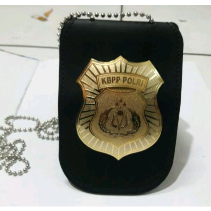 Jual Kalung lencana/name tag Holder logo KBPP Polri (Dompet Dove ...