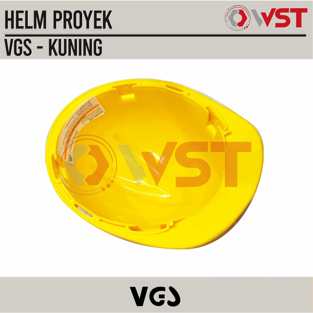 Jual VGS Helm Proyek Kuning / Safety Helmet | Shopee Indonesia