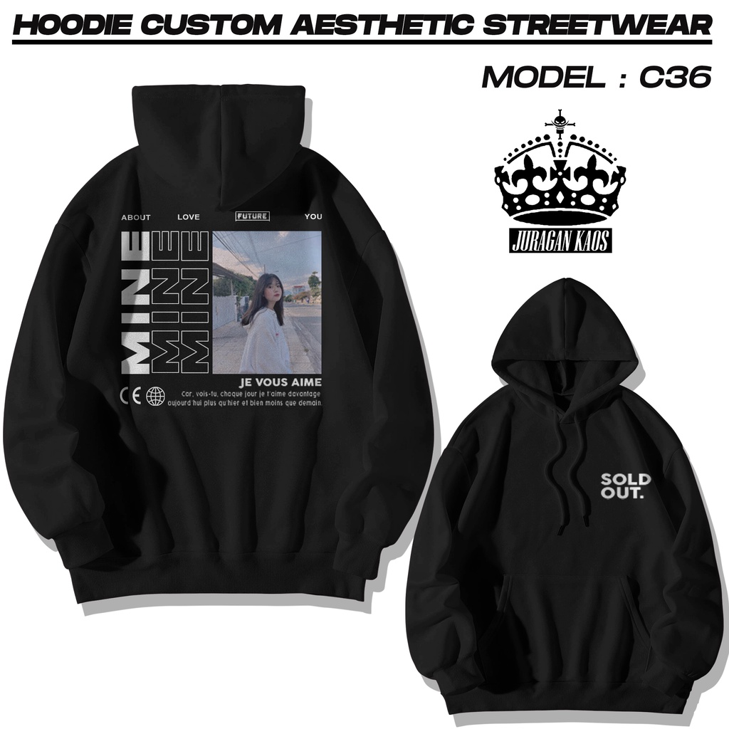 Jual Hoodie Custom Sablon Desain Sendiri C36 / Sweater custom / Hoodie ...
