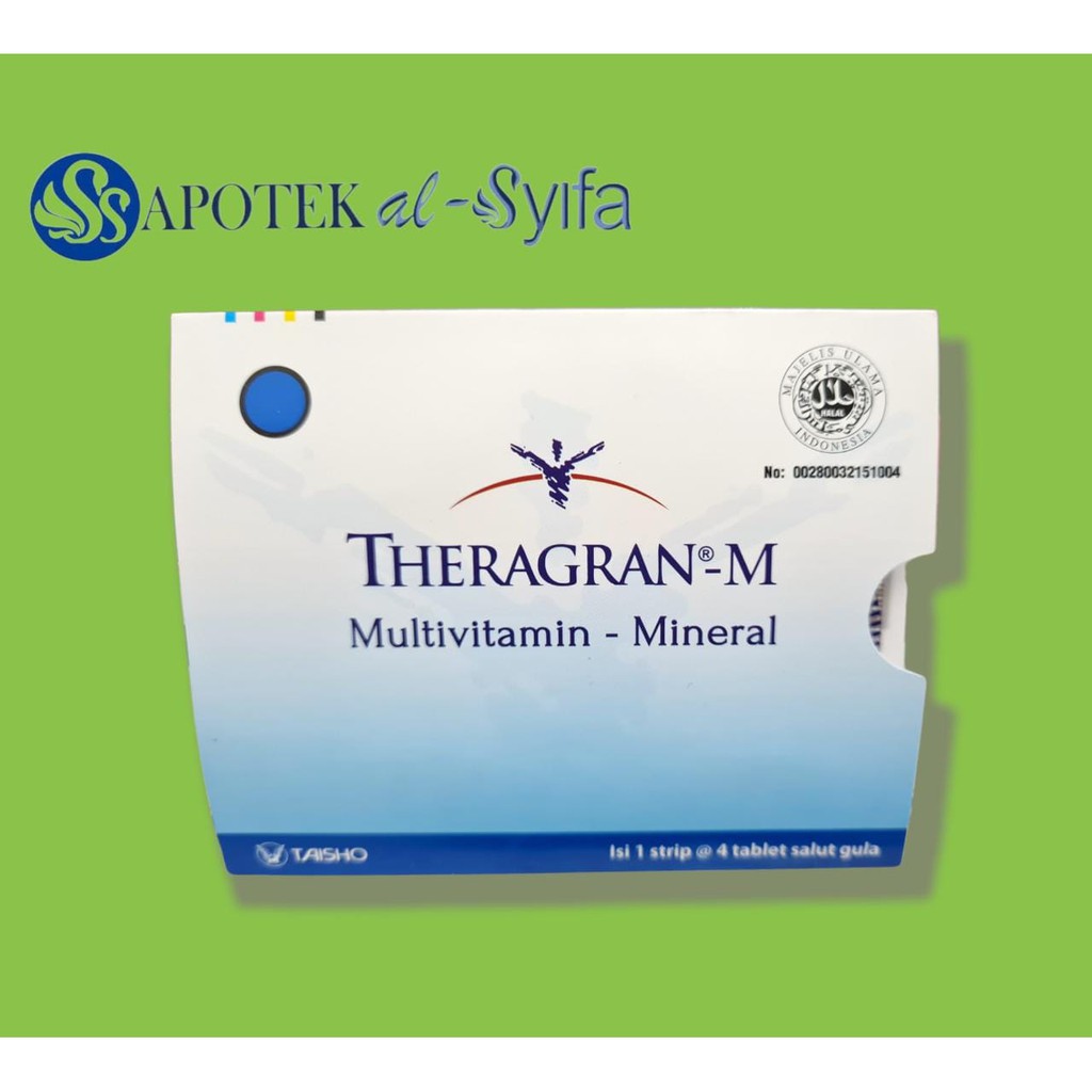 Jual Theragran-M/ Suplemen / Vitamin / Daya Tahan Tubuh / Multivitamin ...