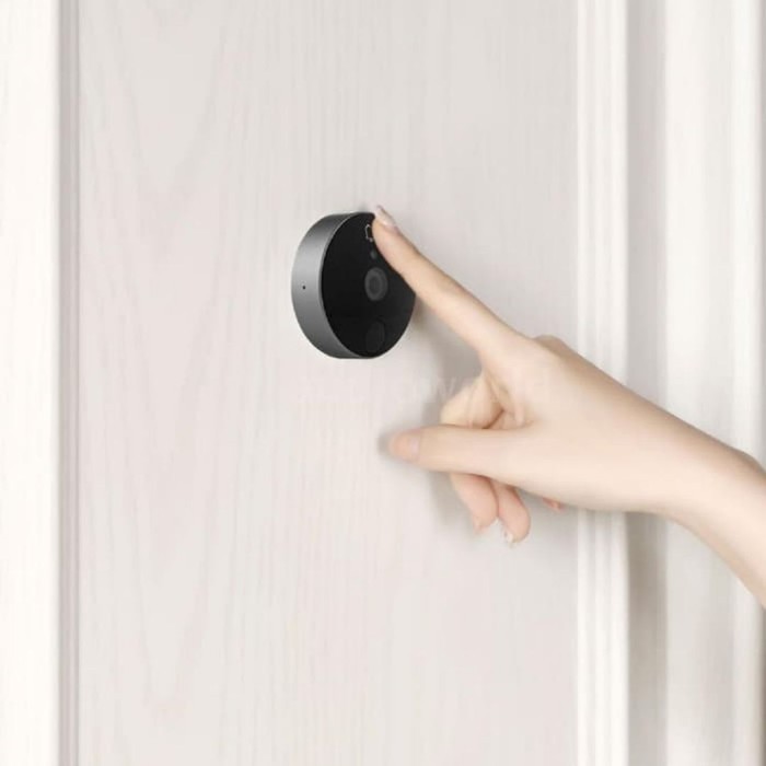 Jual Xiaomi Mijia Loock Smart Peephole Door Viewer caty video doorbell ...