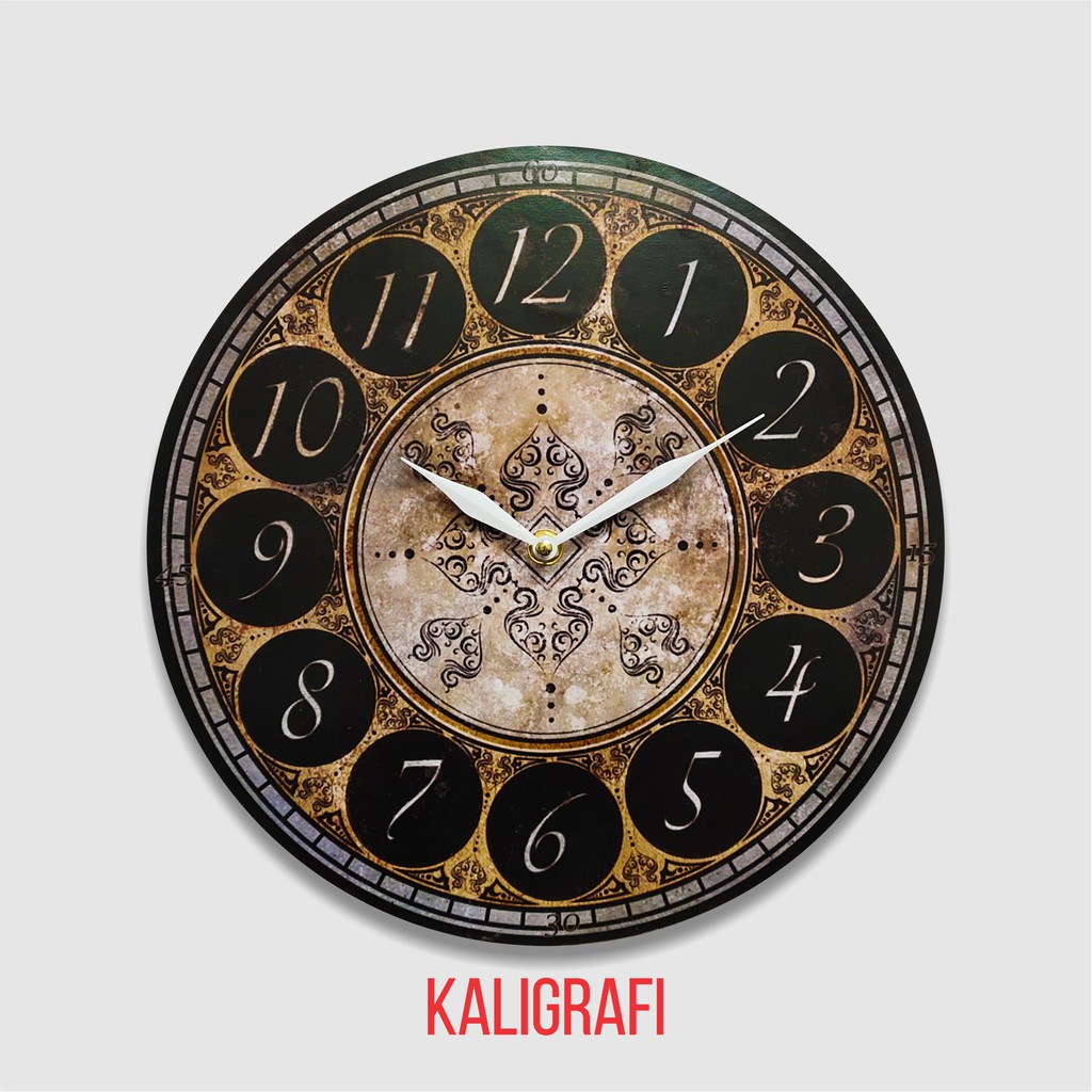 Jual Jam Dinding MDF 30 cm Unik Vintage / Custom | Shopee Indonesia
