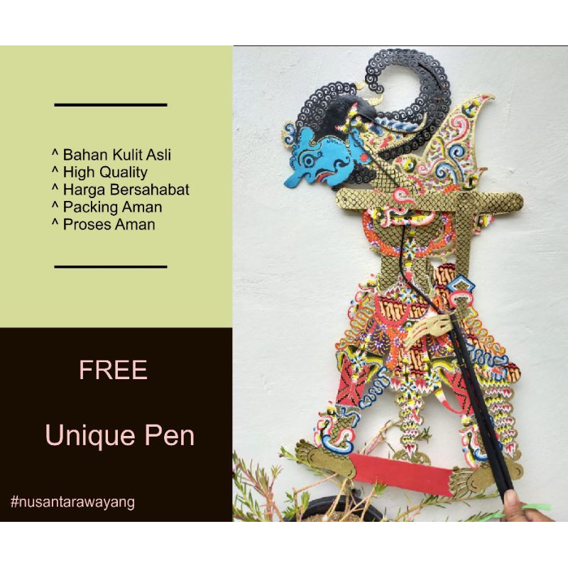 Jual Wayang Kulit Antareja / Ontorejo Halus Standar Dalang | Shopee ...