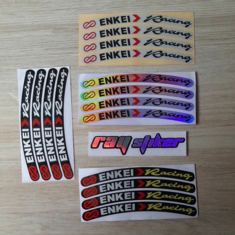 Jual STICKER PELEK ENKEI RACING 1 SET | Shopee Indonesia