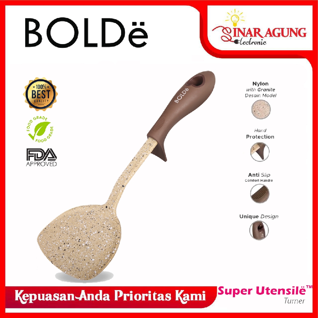 Jual [COD] PERALATAN MASAK SUPER UTENSILE BOLDE SPATULA WHISK / SKIMER ...
