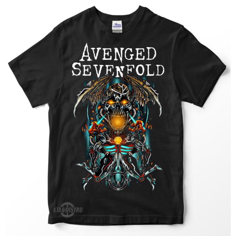Jual Kaos AVENGED SEVENFOLD 3 LOGO HAIL Premium Tshirt A7x hail to the ...