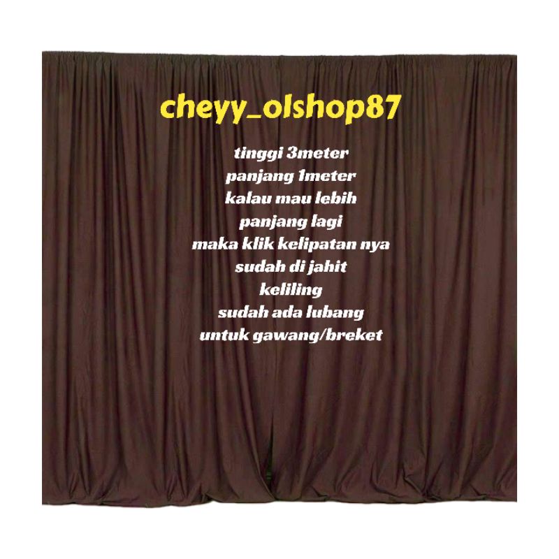 Jual BACKDROP BACKGROUND POLOS TINGGI 300CM X LEBAR 100CM TERBUIAT DARI ...