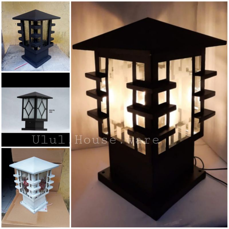 Jual LAMPU TERAS PAGAR DINDING MINIMALIS OUTDOOR ORI INDOOR | Shopee ...