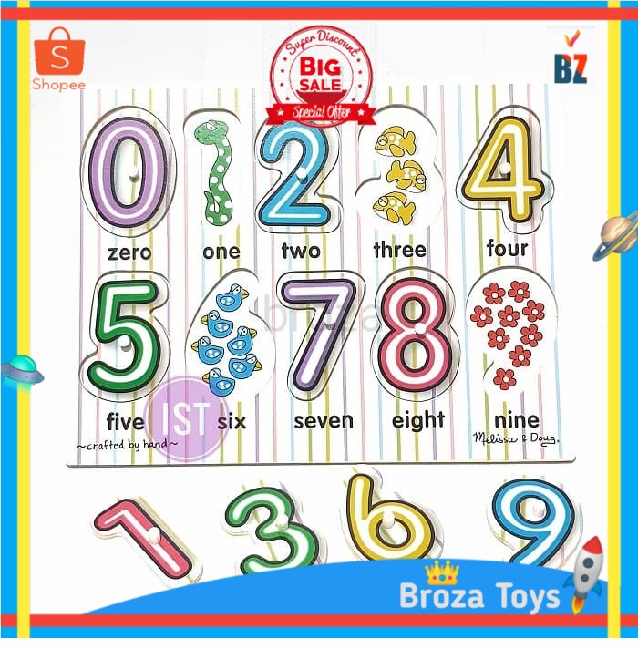 Jual Puzzle Papan Kayu Angka No.NS3010 | Shopee Indonesia