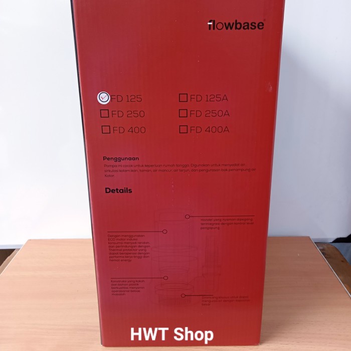 Jual Pompa Celup Air Kotor 125 Watt Flowbase FD125 ~ Submersible Pump | Shopee Indonesia