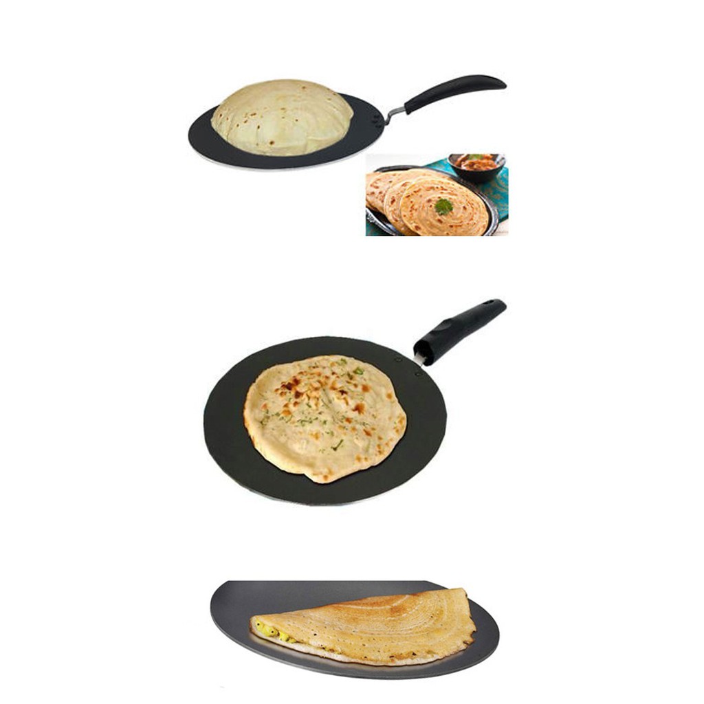 Jual Makcook Crepiera Pan 20 22 24 26 28cm Wajan Crepes Kuali Datar ...