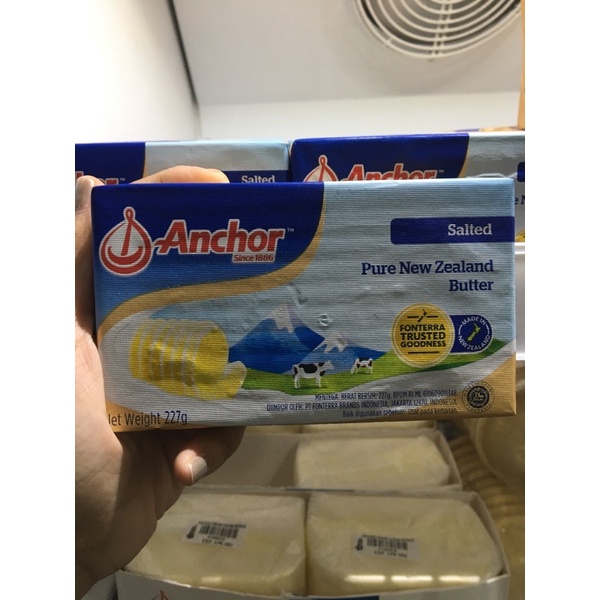 Jual ANCHOR SALTED BUTTER 227gr | Shopee Indonesia