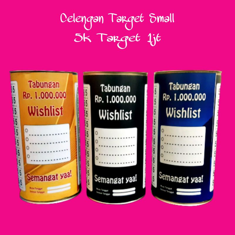 Jual Celengan Target Murah 5k Target 1jt Celengan Target Viral Celengan ...