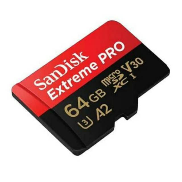 Jual MicroSD Memory Card Sandisk Extreme Pro 64Gb Kartu Memori | Shopee ...